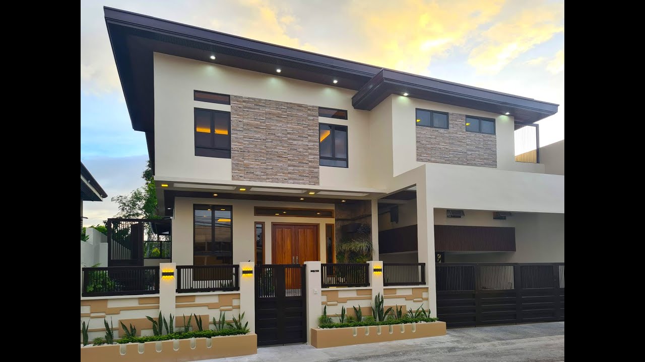 Modern Glamorous Brand New House in BF Homes Paranaque with Floor Plan ...