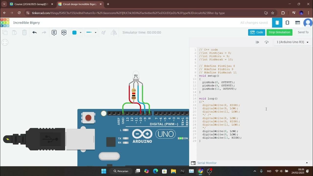 Tugas 2 2217051133 RGB LED Matrix - YouTube
