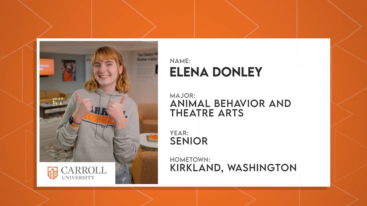 Animal Behavior at Carroll | The College Tour - YouTube