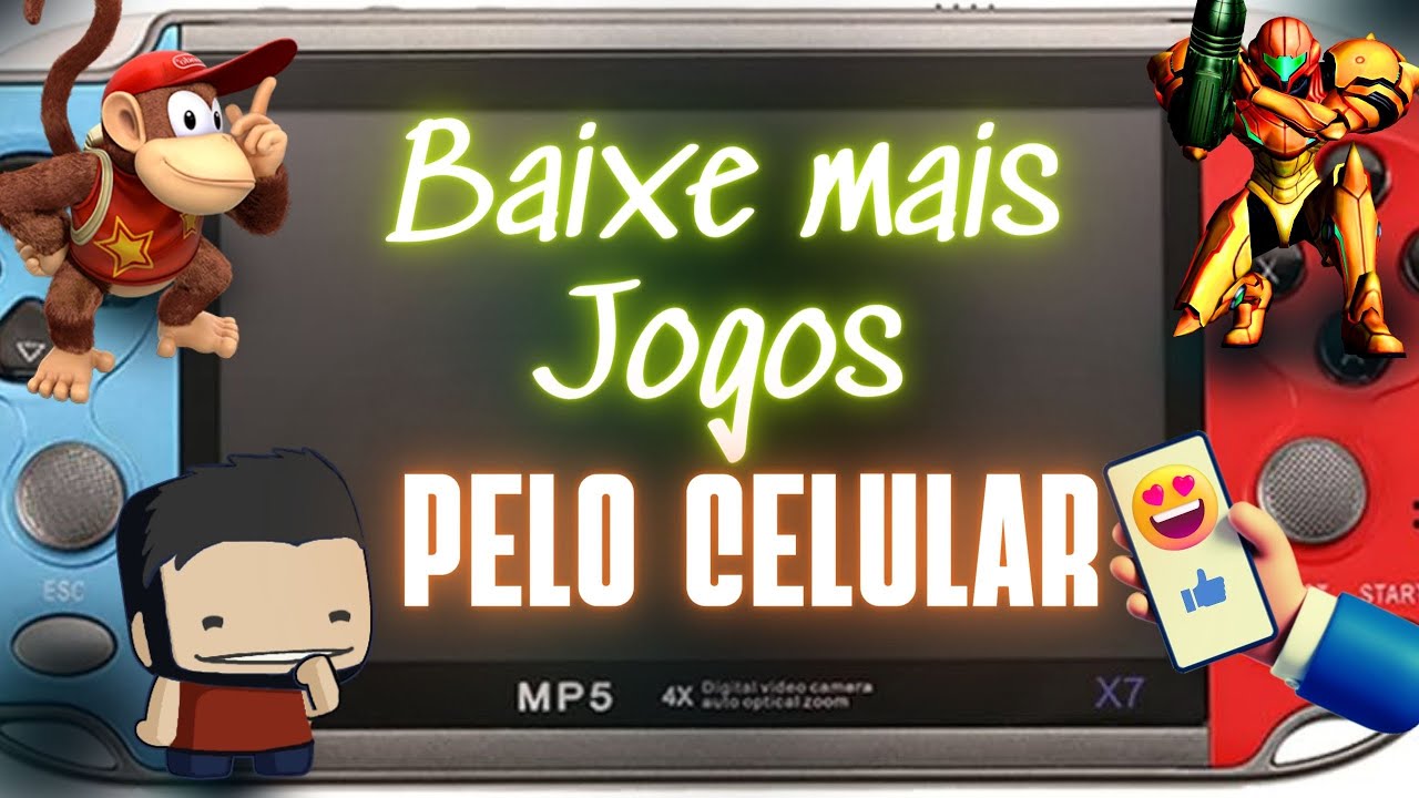 COMO BAIXAR JOGOS PARA O PORTÁTIL MP5X7 USANDO O CELULAR - YouTube