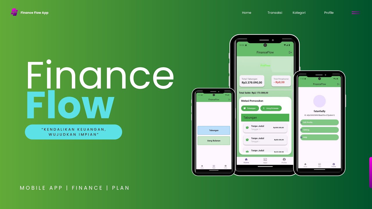 finance flow - mobile application using flutter - YouTube