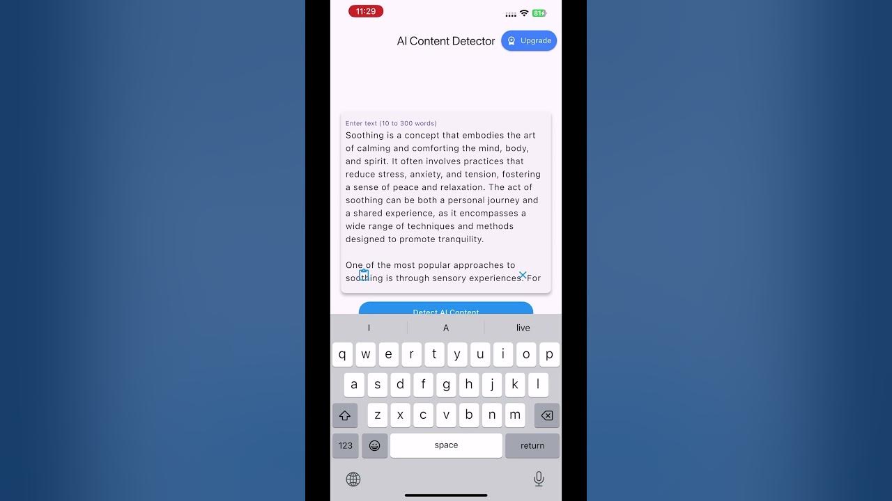 Best ai text detection app for iOS - YouTube