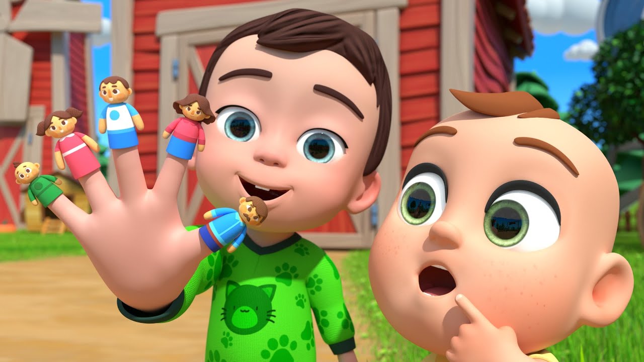 Finger Family🖐| Baby Finger Song +More Newborn Educational Nursery ...