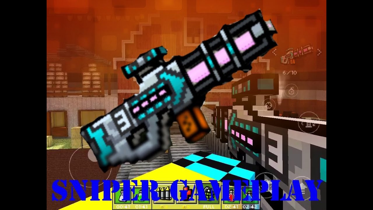 Sniper Gameplay-Pixel Gun 3D-Fast Gameplay - YouTube
