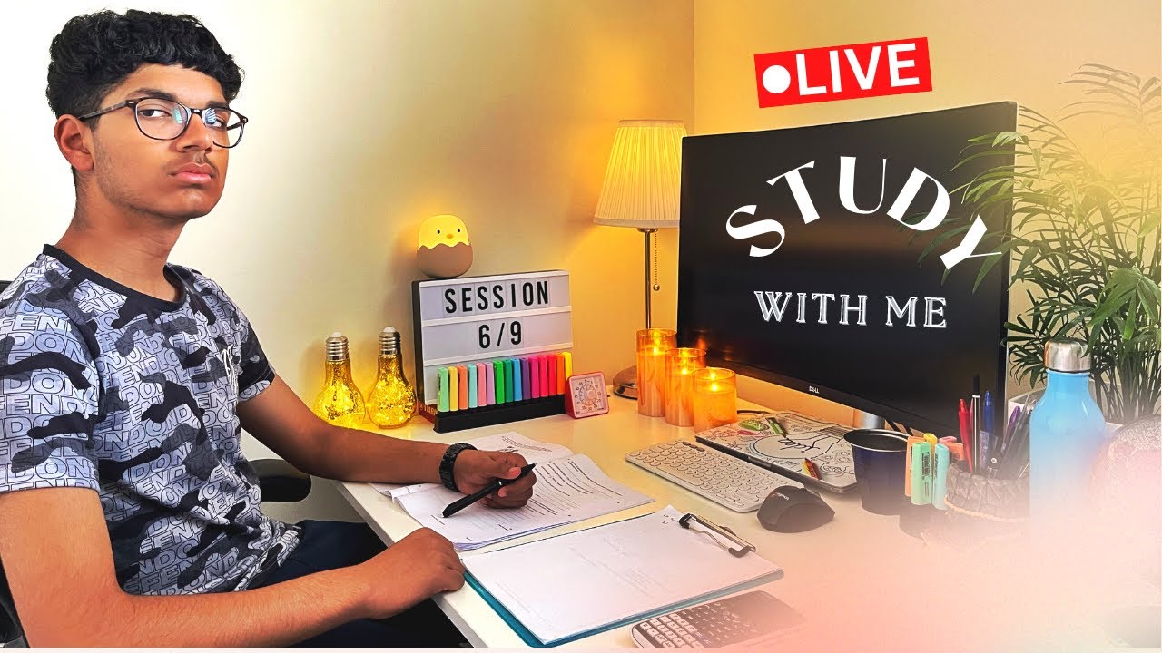 Study With Me LIVE STREAM Now -4 sessions- (pomodoro | Live 11plus | 4 ...
