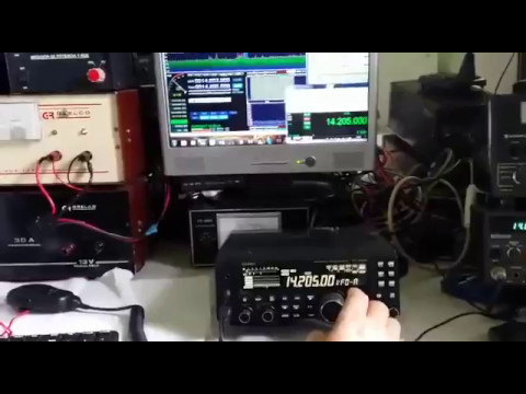 panadapter yaesu FT450D - YouTube