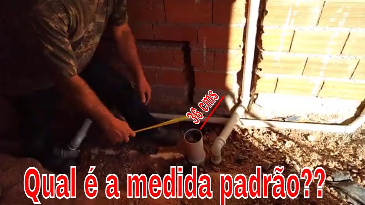 Medida correta para cano de saída para vaso sanitário!!! - YouTube