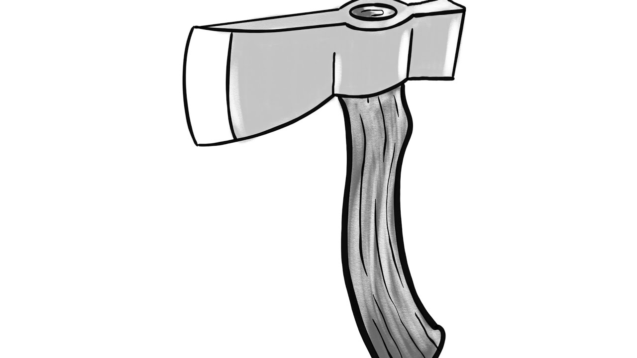How to Draw AXE | Simple Drawing - YouTube