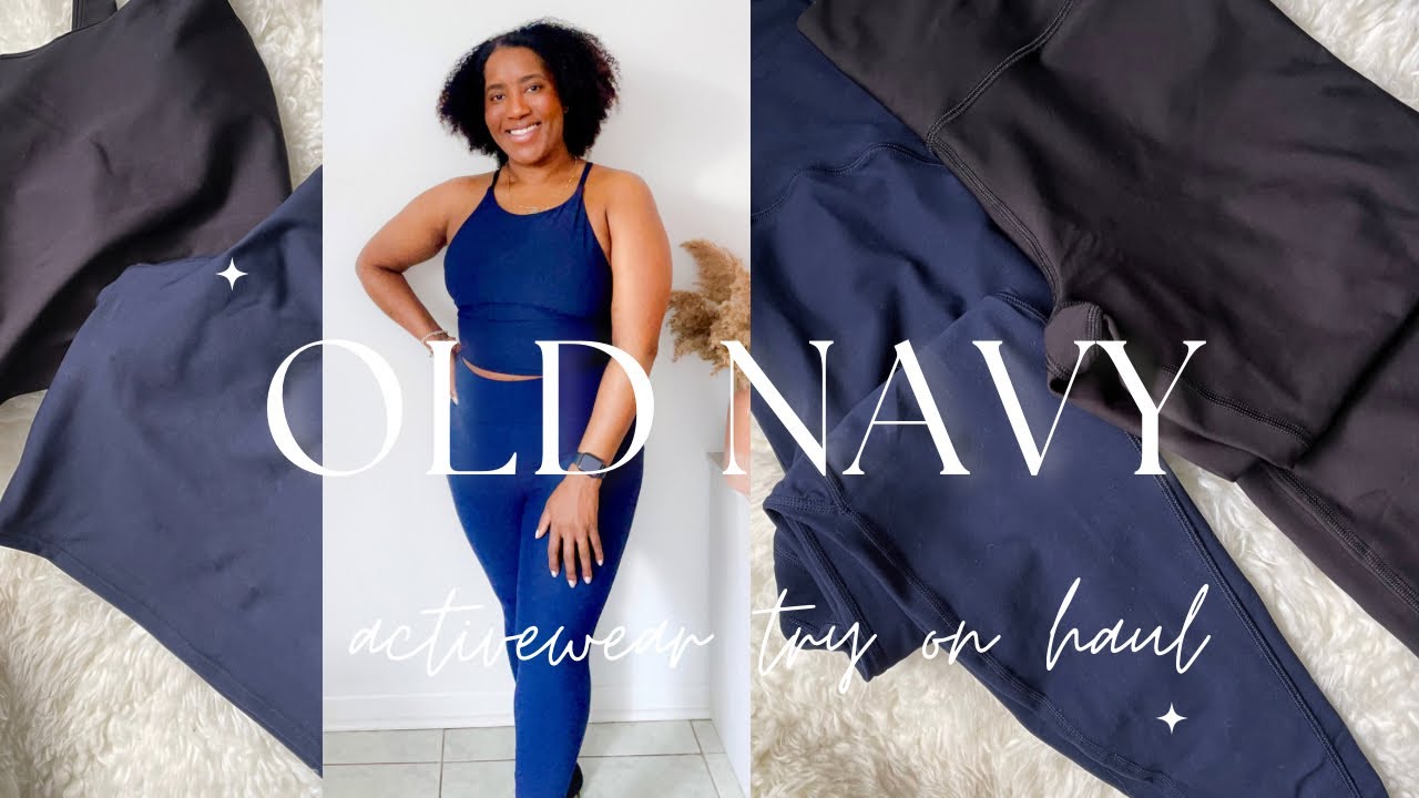 OLD NAVY ACTIVEWEAR TRY ON HAUL| CURVY GIRL APPROVED - YouTube