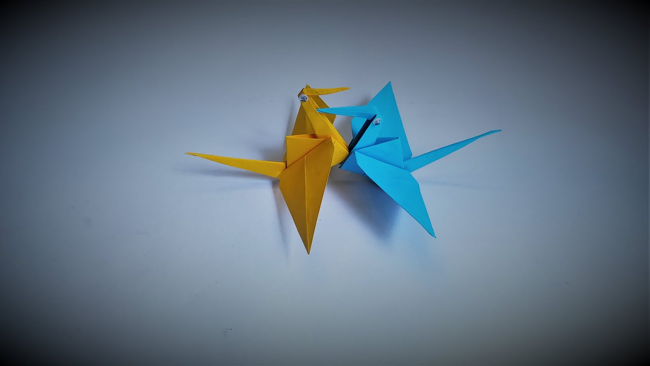 How to Make Origami Crane (Birds) | Origami Papers Crane (Birds) - YouTube