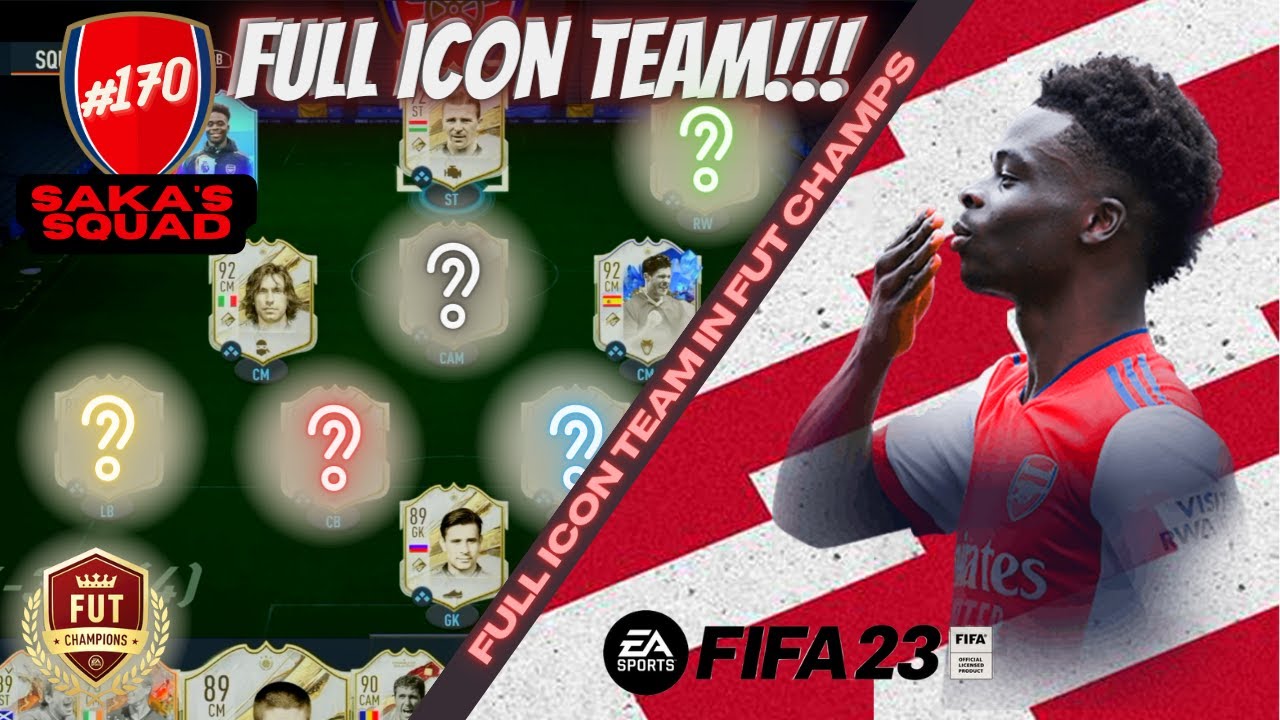 FULL ICON TEAM IN FUT CHAMPS!!! | FIFA 23 RTG EPISODE #170 - YouTube