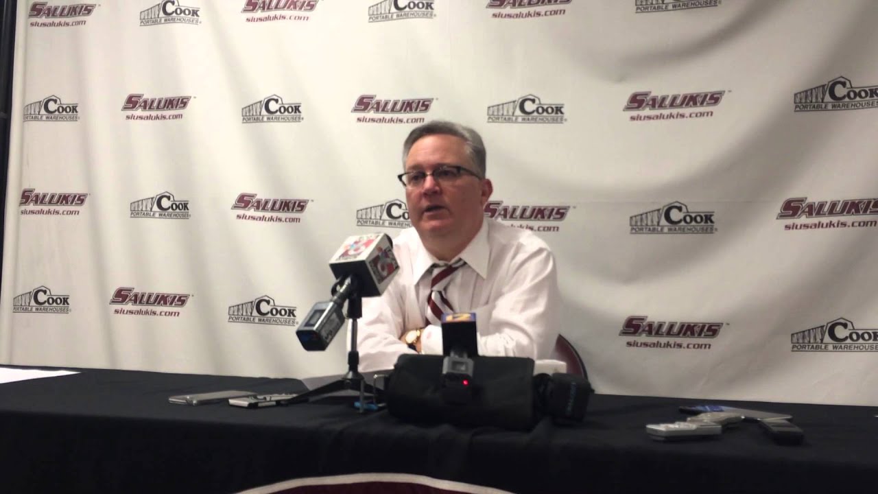 SIU mbb coach Barry Hinson 1-9-16 - YouTube