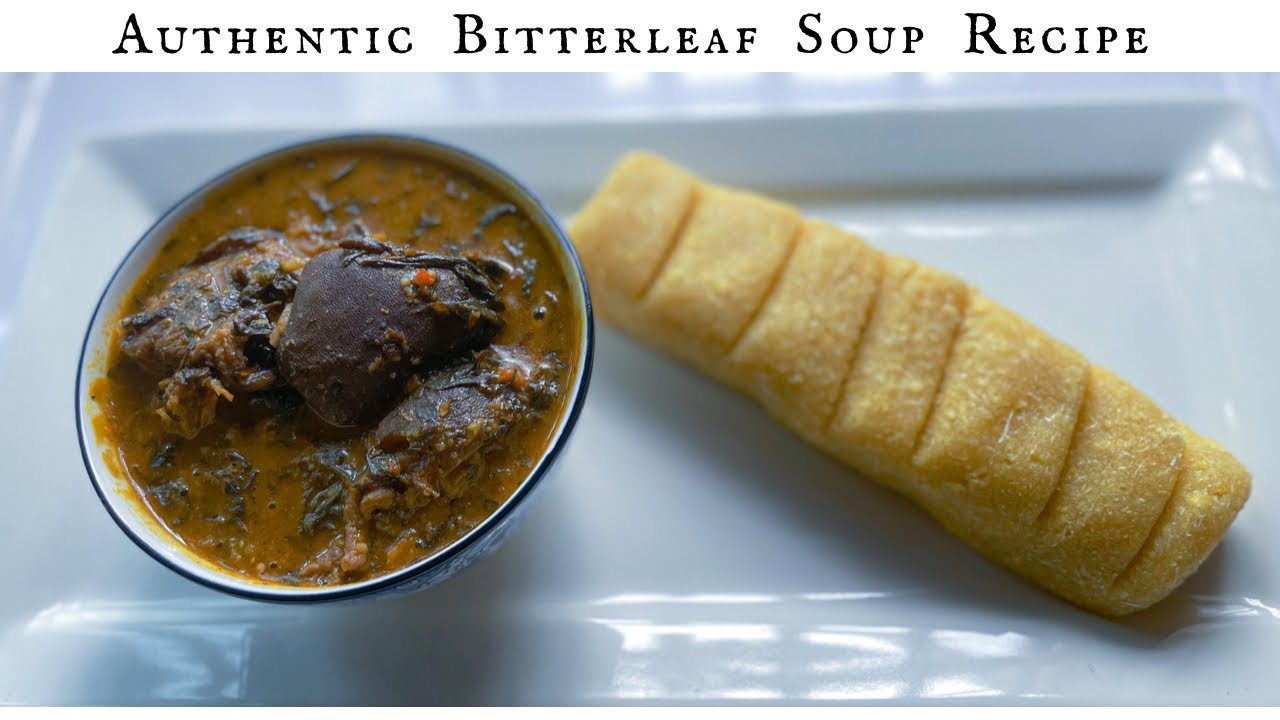 Easy & Authentic Anambra Onugbu Soup Recipe |How To Make Bitter Leaf ...