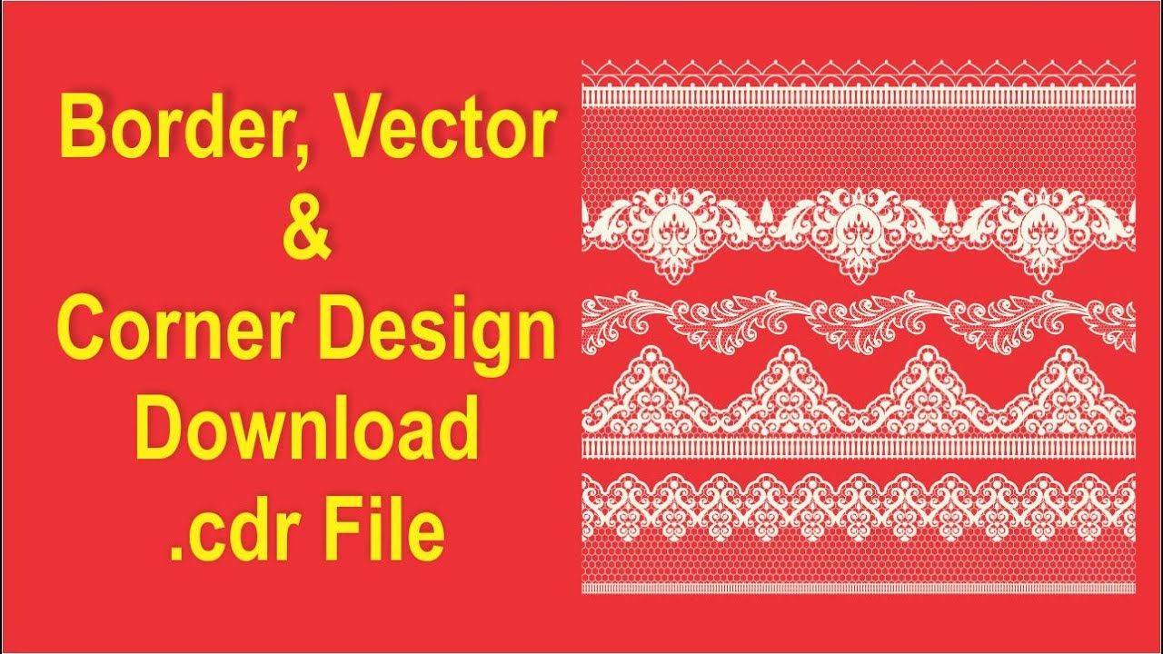Vecter And Border Design cdr - YouTube