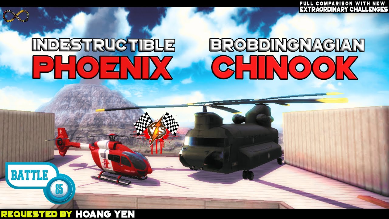 OFF THE ROAD PHOENIX Vs CHINOOK | AERIALS BATTLE INFINITE OPEN WORLD ...