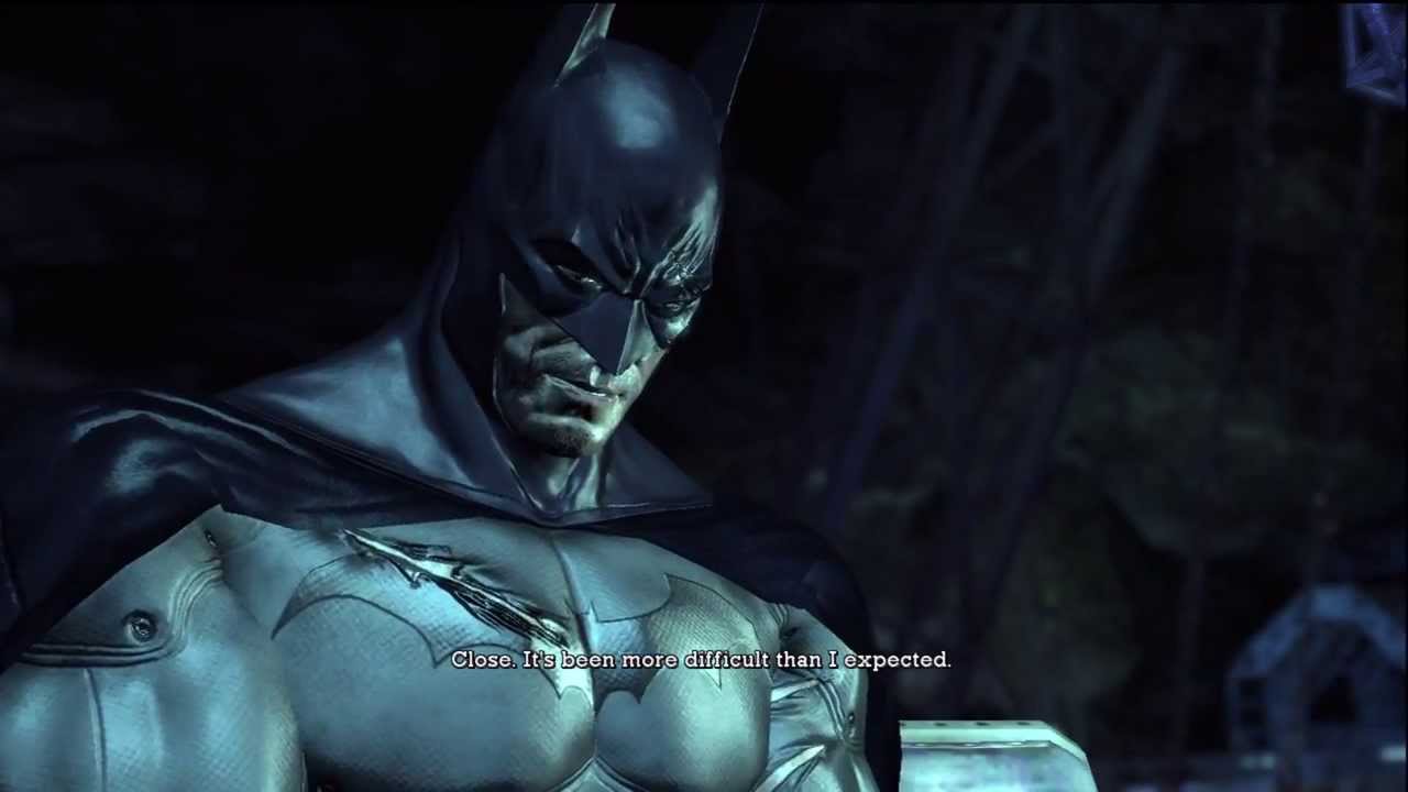 BATMAN Arkham Asylum "FLYING OUT OF THE BATCAVE" - YouTube