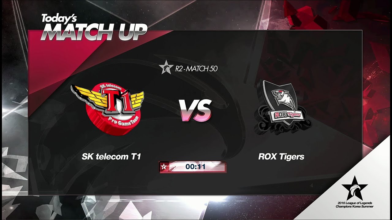 SKT T1 vs ROX Tigers Highlights, Game 2 Week 7 Day 4 LCK Summer 2016 SKT vs ROX G2 - YouTube