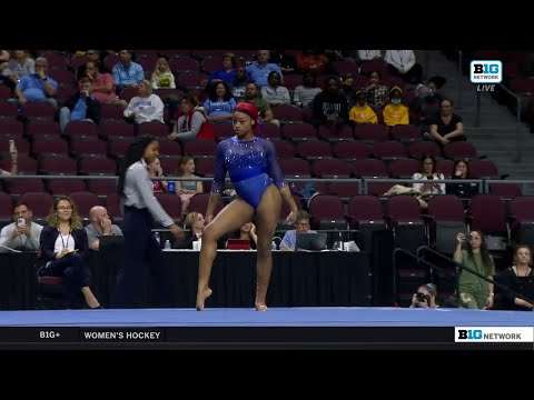 Zyia Coleman (Fisk) - Floor (9.300) - 2023 Super 16 - Session 1 - 2023 NCAA Gymnastics