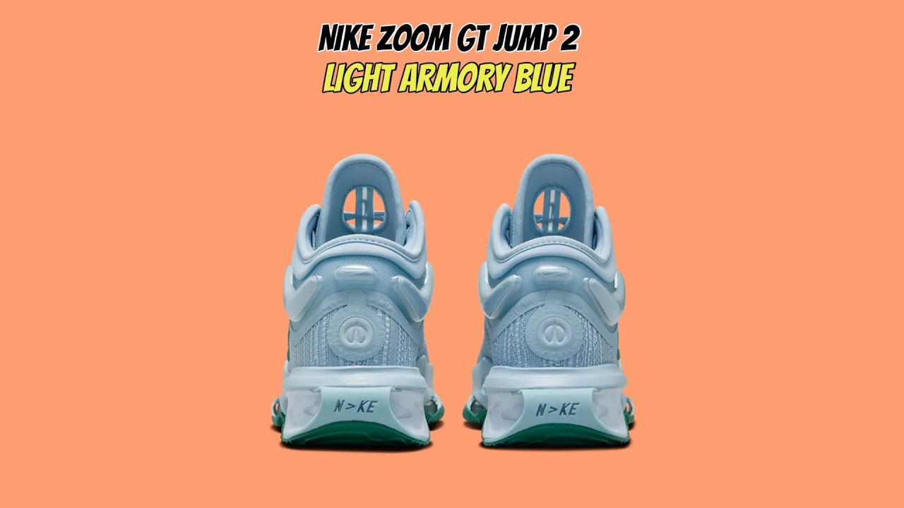 NIKE ZOOM GT JUMP 2 Light Armory Blue - YouTube