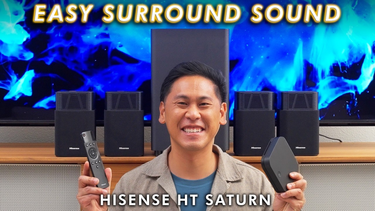 The EASIEST Home Theater Surround Sound System - Hisense HT Saturn ...