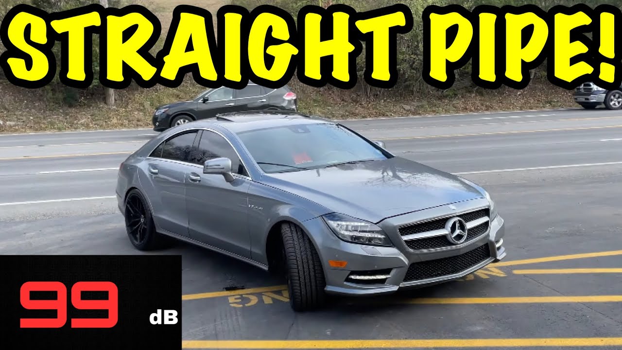 We Straight Piped A 2013 Mercedes CLS 550 V8 Bi Turbo YouTube