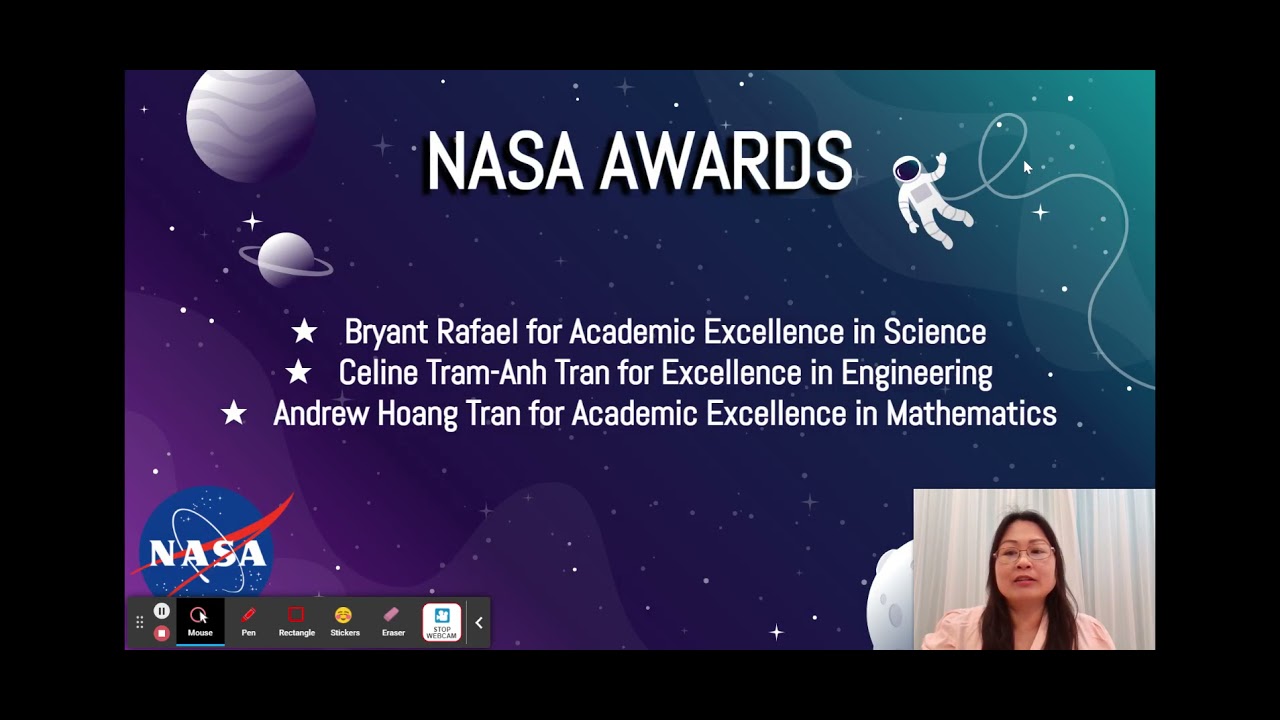 NASA Award 2020-21 - YouTube
