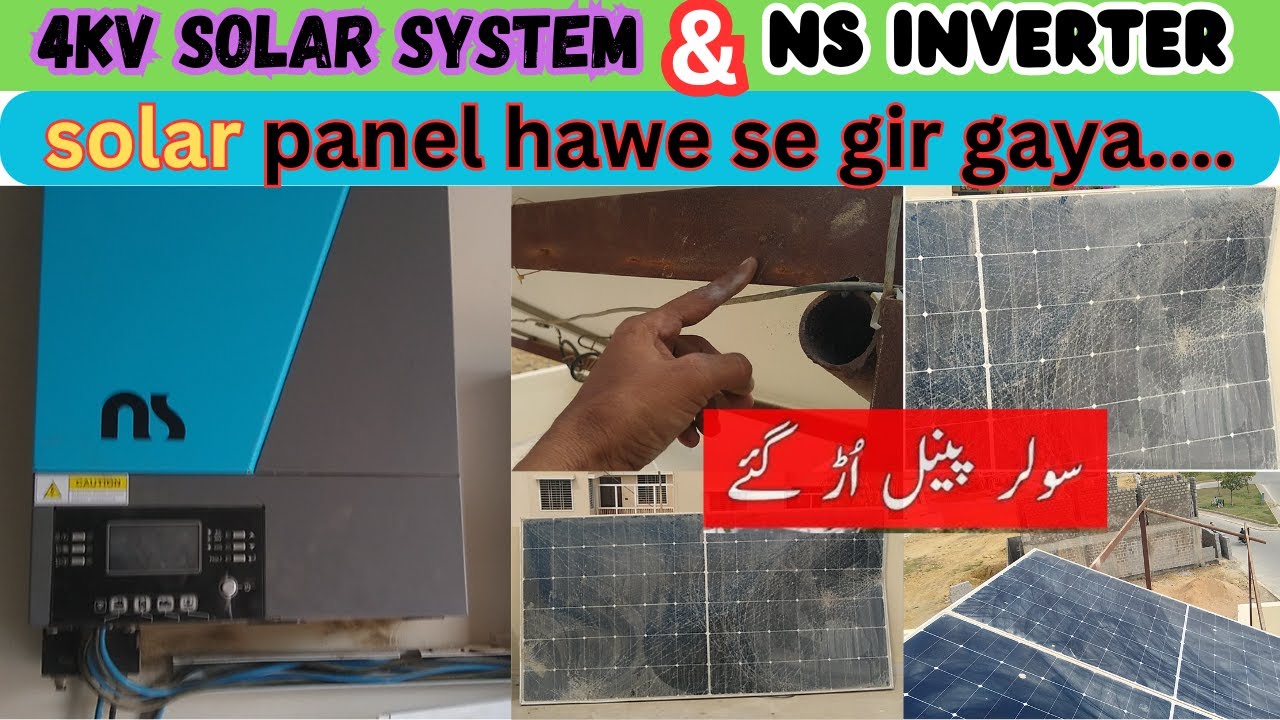 4kw Solar System Installation | 4kw Solar System with Battery | Solar ...