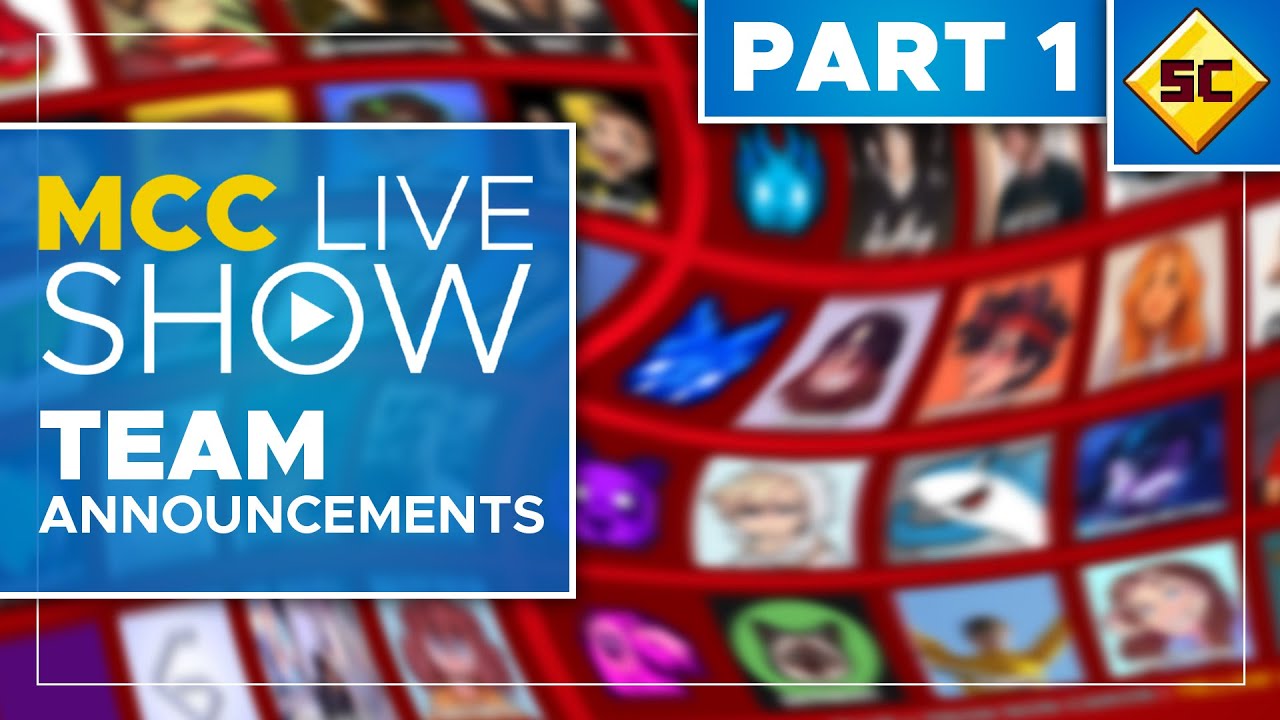 MCC Scuffed Team Announcements Live - Part 1 (MCC Live Show) - YouTube