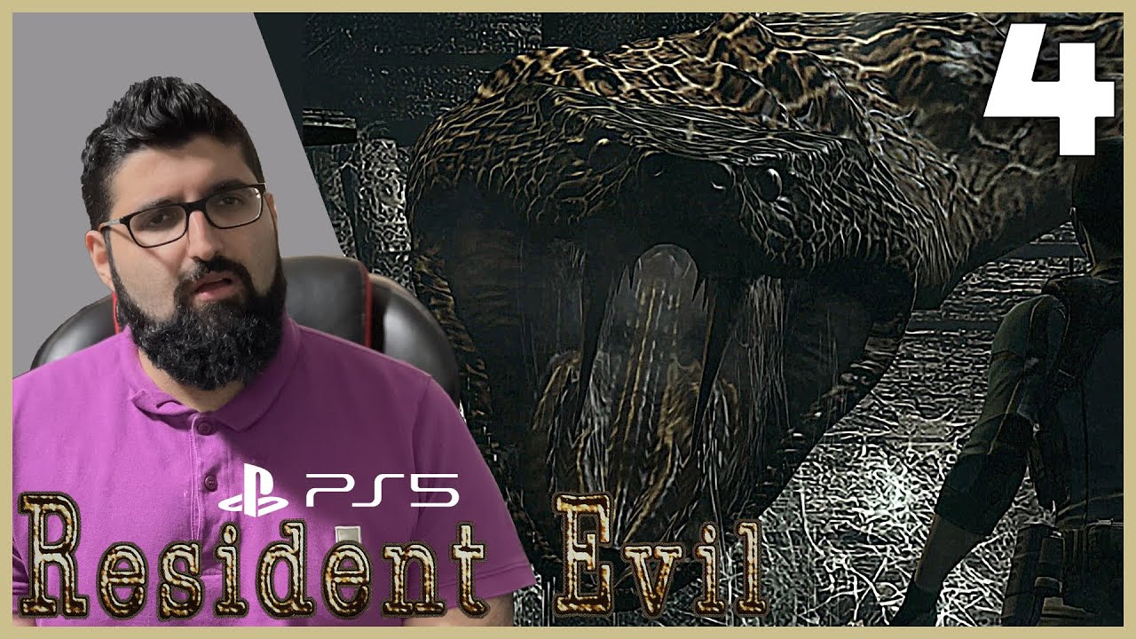 Giant Snake Boss | Part 4 (Jill) | Resident Evil HD Remaster | PS5 ...