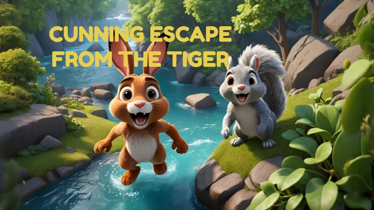 Cunning Escape From The Tiger| Rabbit and Squirrel Escape from the ...