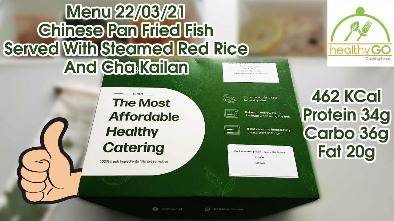 Menu Senin, 22 Maret 2021 | Catering Sehat Dari Healthy Go | Katering ...