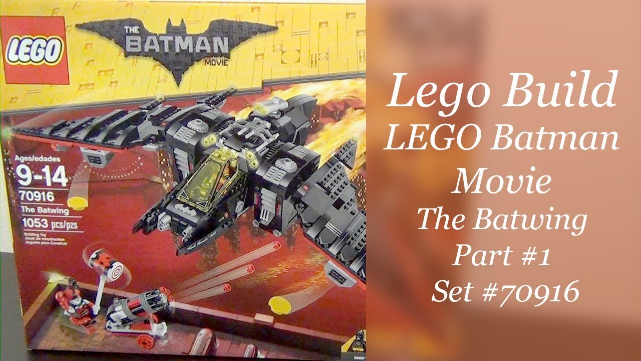 LEGO Batman Build - The Batwing Set #70916 Part 1 - YouTube