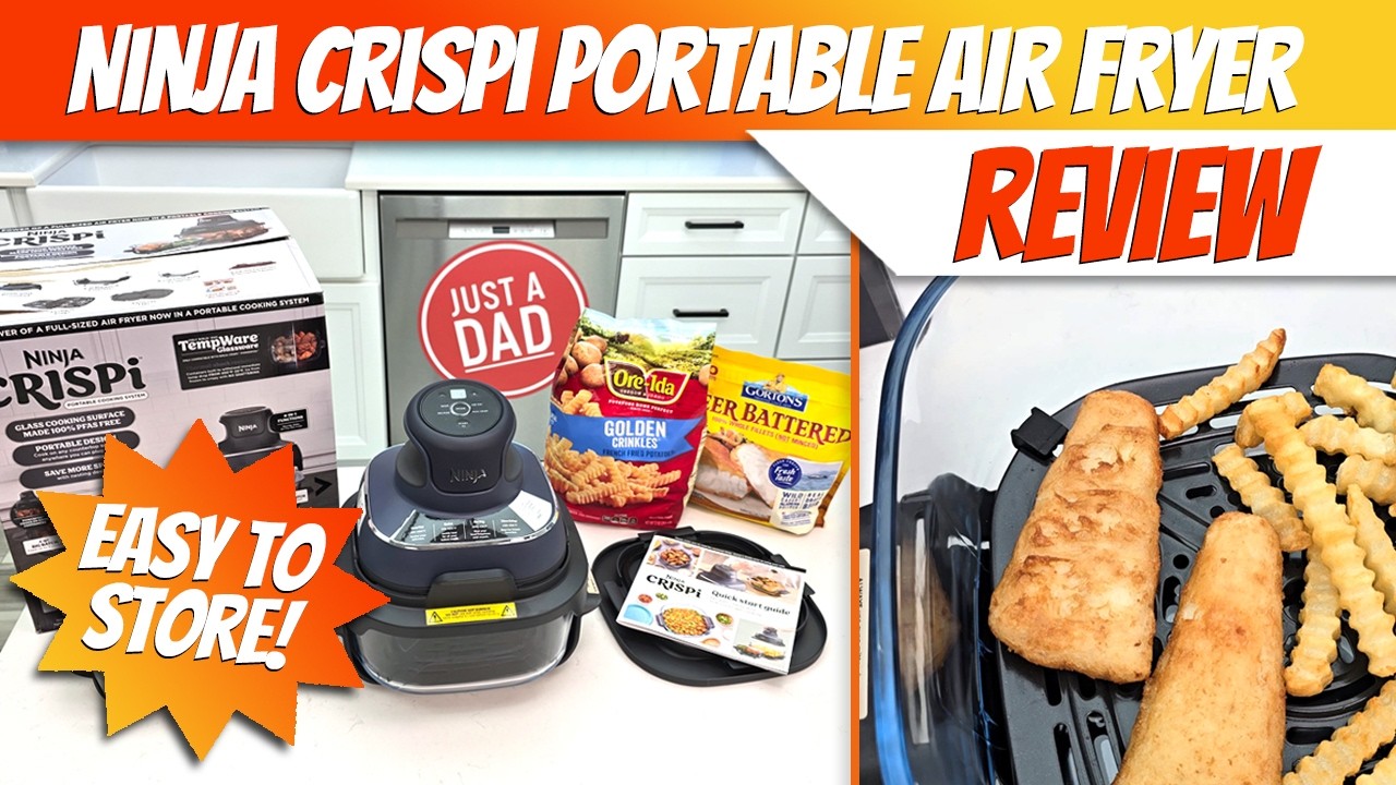 Ninja Crispi Portable Air Fryer FN101 HONEST REVIEW Cooks Great & Easy ...