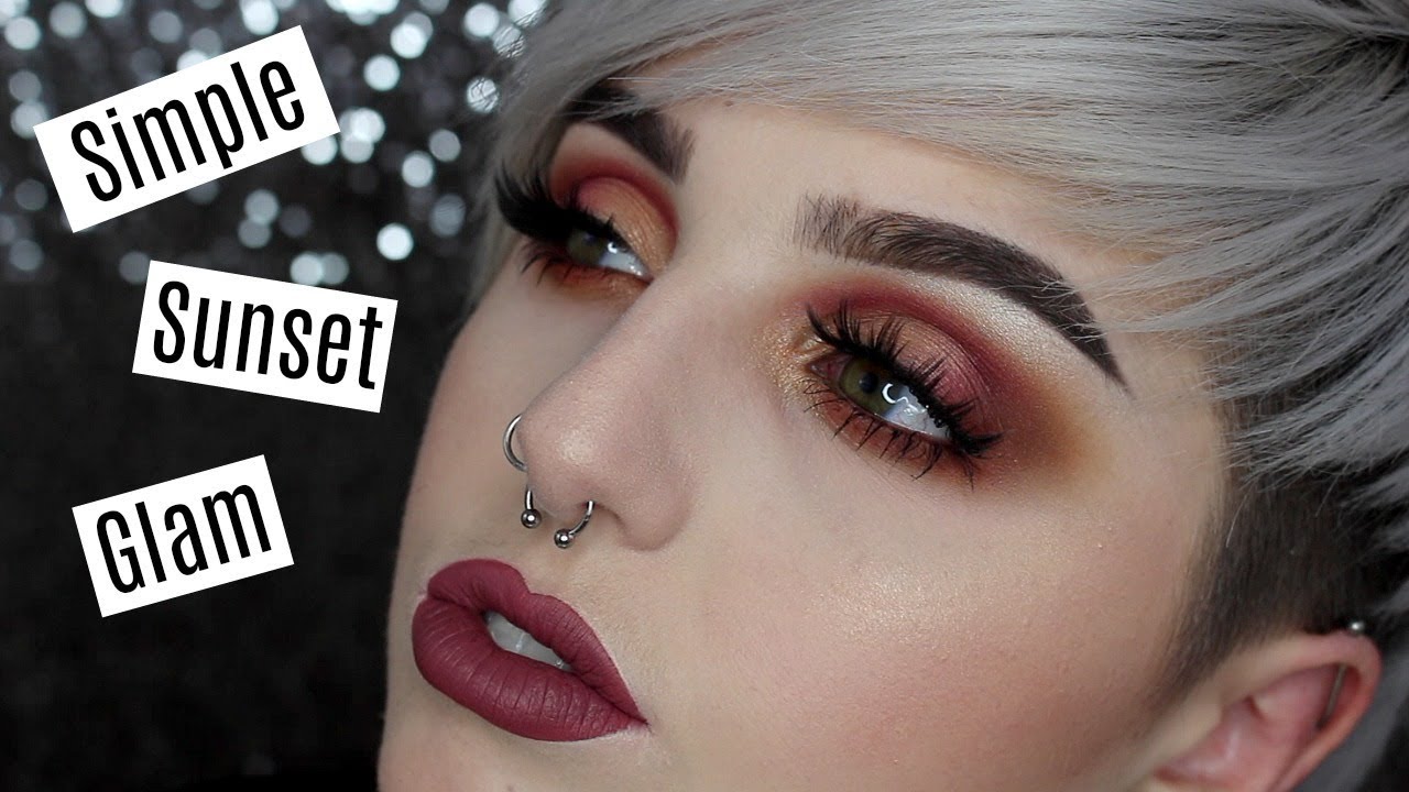 Simple Sunset Glam - YouTube