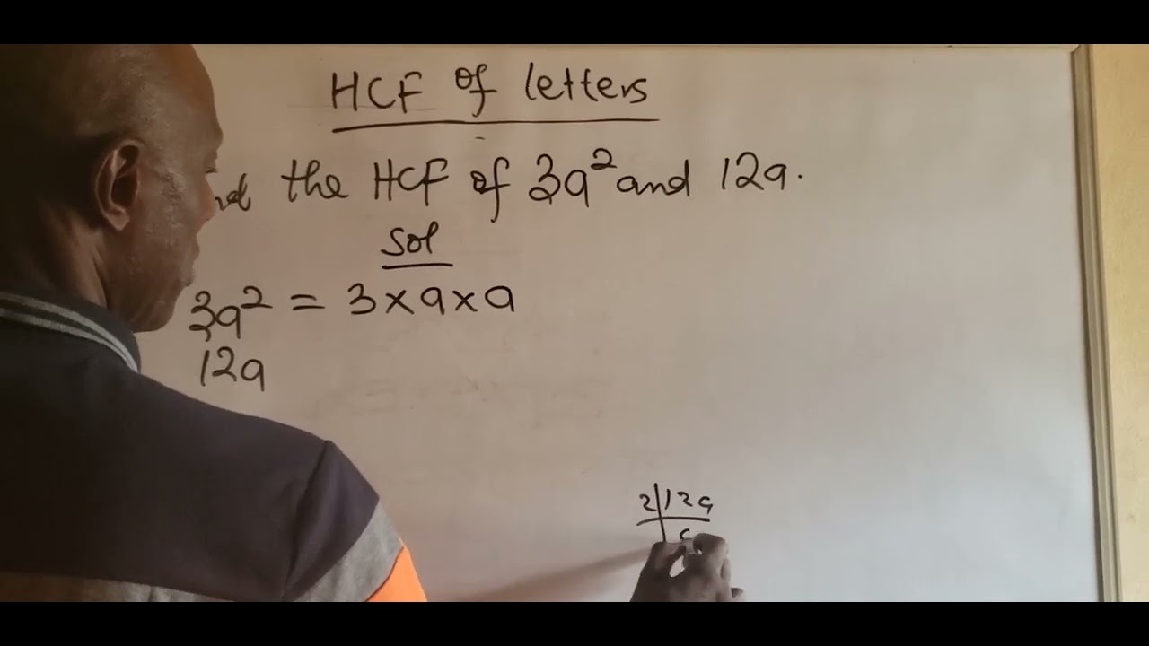 How to find Highest Common Factors with letters. - YouTube