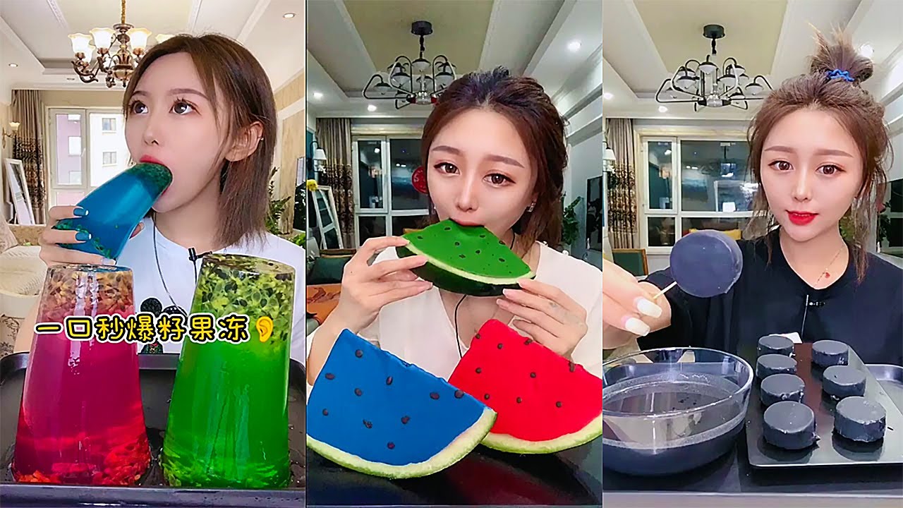 ASMR EATING SHOW - 💙 CRUNCHY EATING MOUTH SOUNDS - SATISFYING SOFT ...