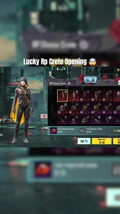 Lucky RP Crete Opening 🤯 #bgmi - YouTube