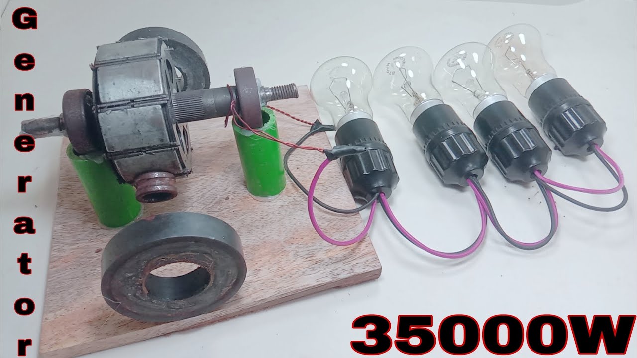 Ac First Electric Magnet Generator 35000W How To Make 240V Free ...