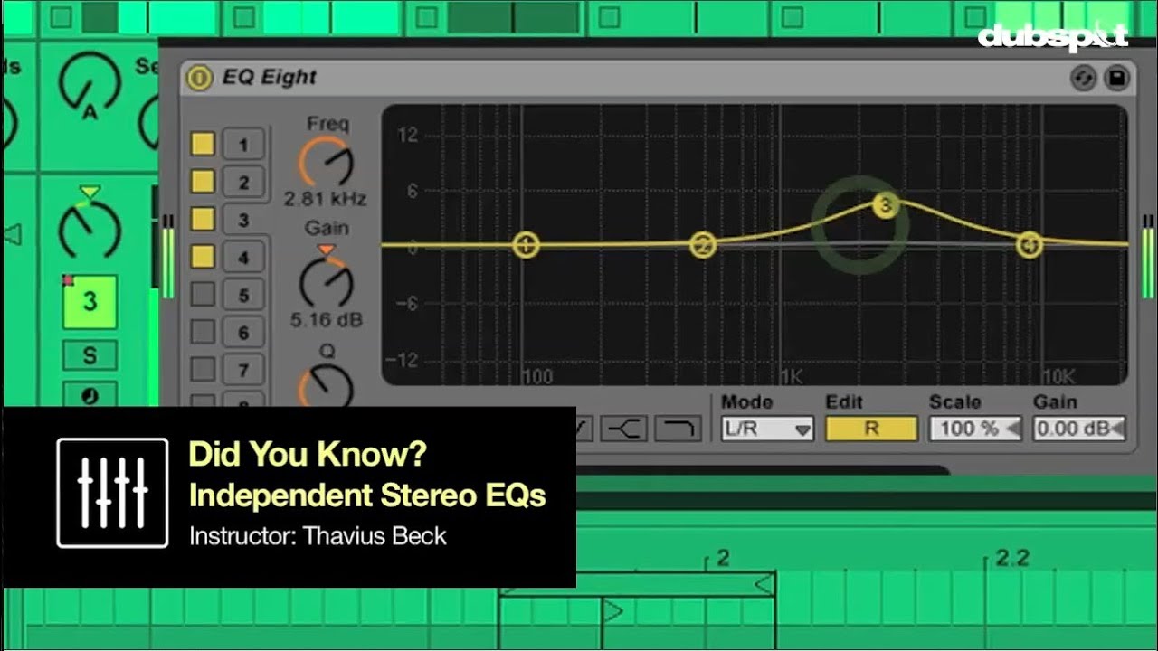 Ableton Live Tips w/ Thavius Beck Pt 16 - Independent Stereo EQs - 'Did You Know?' - YouTube