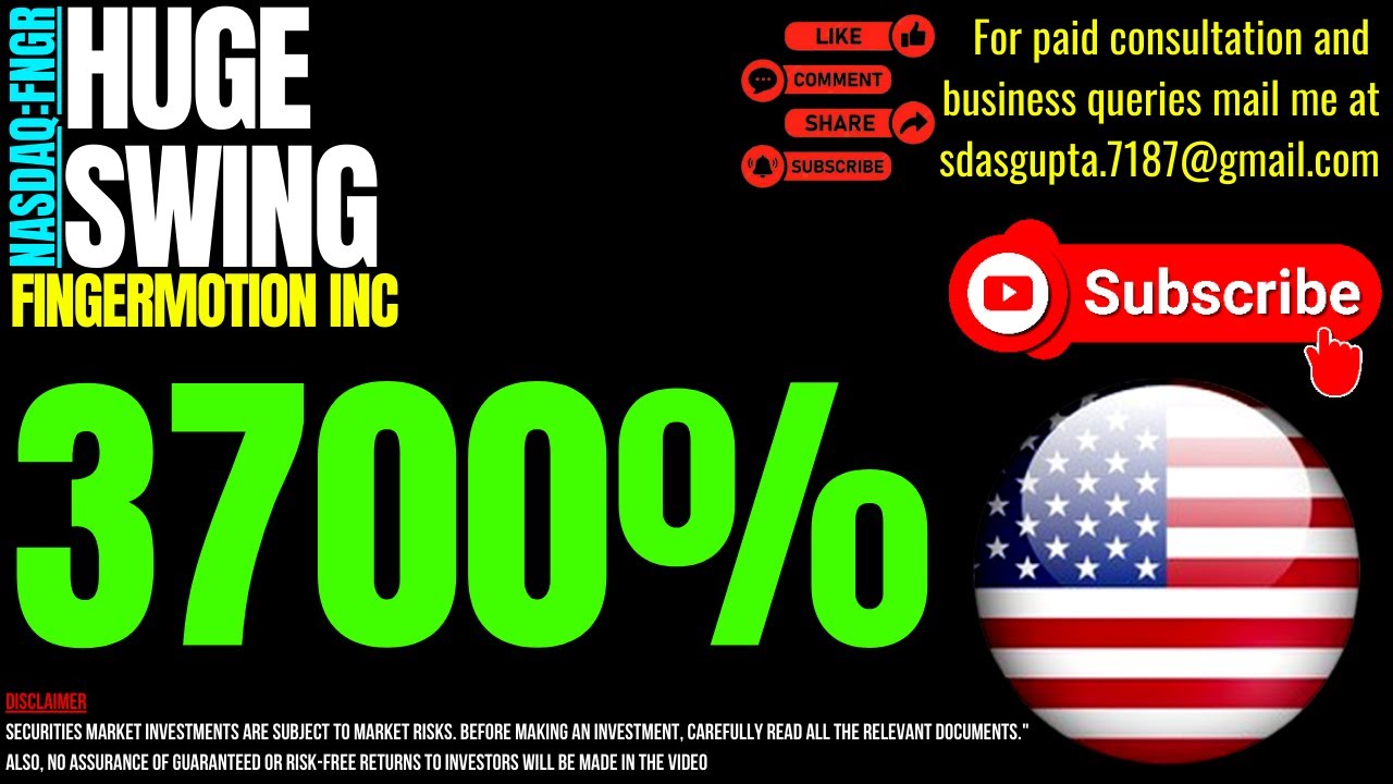 FINGERMOTION INC HUGE SWING | FNGR STOCK NEWS - YouTube