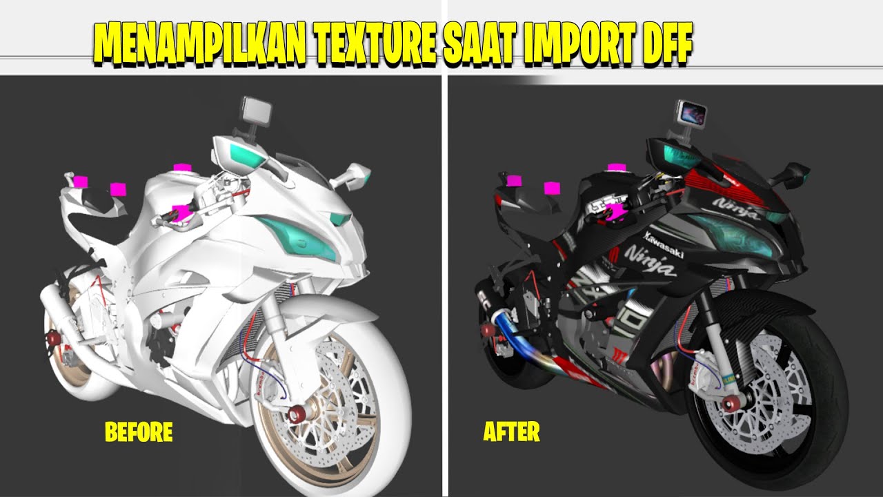 CARA MENAMPILKAN TEXTURE DI ZMODELER SAAT IMPORT DFF - GTA SA - YouTube