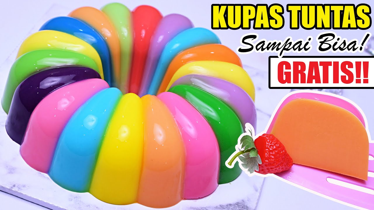 BONGKAR RESEP PUDDING PELANGI | TIDAK HARUS KURSUS BISA MEMBUAT PUDDING ...