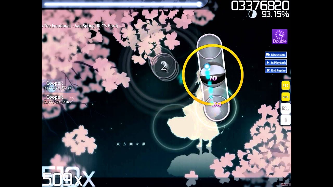 [osu!] Draw The Emotional - Sad Spring (_CoopeR_) - YouTube