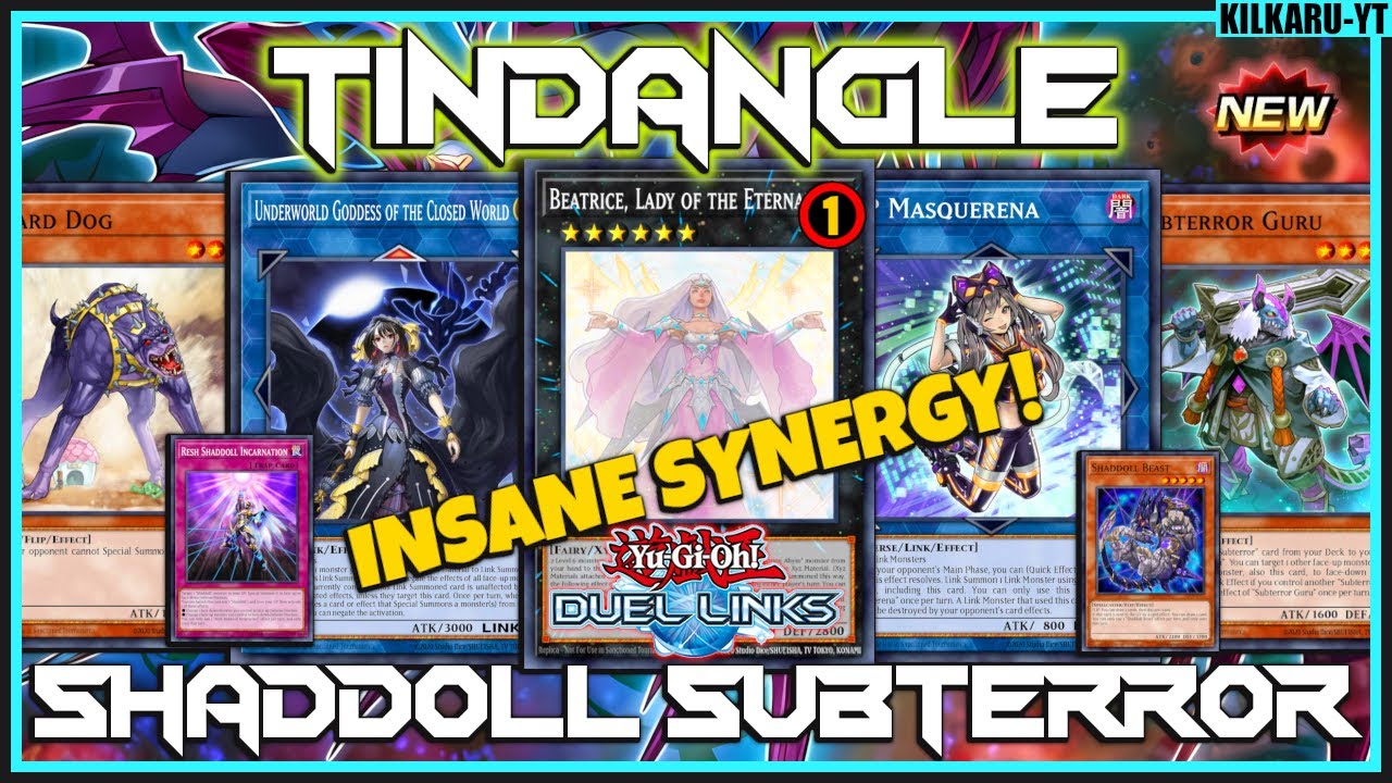 THE ACTUAL TINDANGLE Deck?! 🔥 UNSTOPPABLE Shaddoll & Subterror Synergy ...