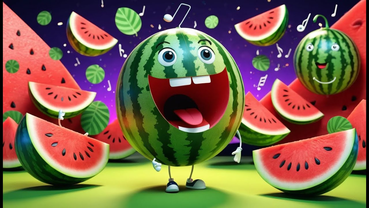 Watermelon Counting Song – Guess the Missing Slice! | Fun Fruit ...