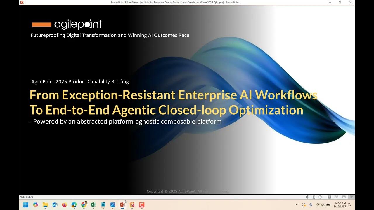 AgilePoint v9 SU1 - Build from scratch using GenAI and Agentic AI - YouTube