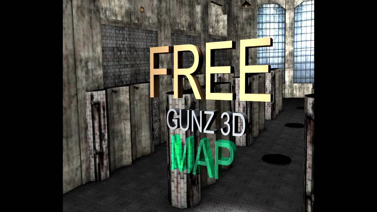 Free GUNZ 3D Map for Cinema 4D! Shower Room - YouTube