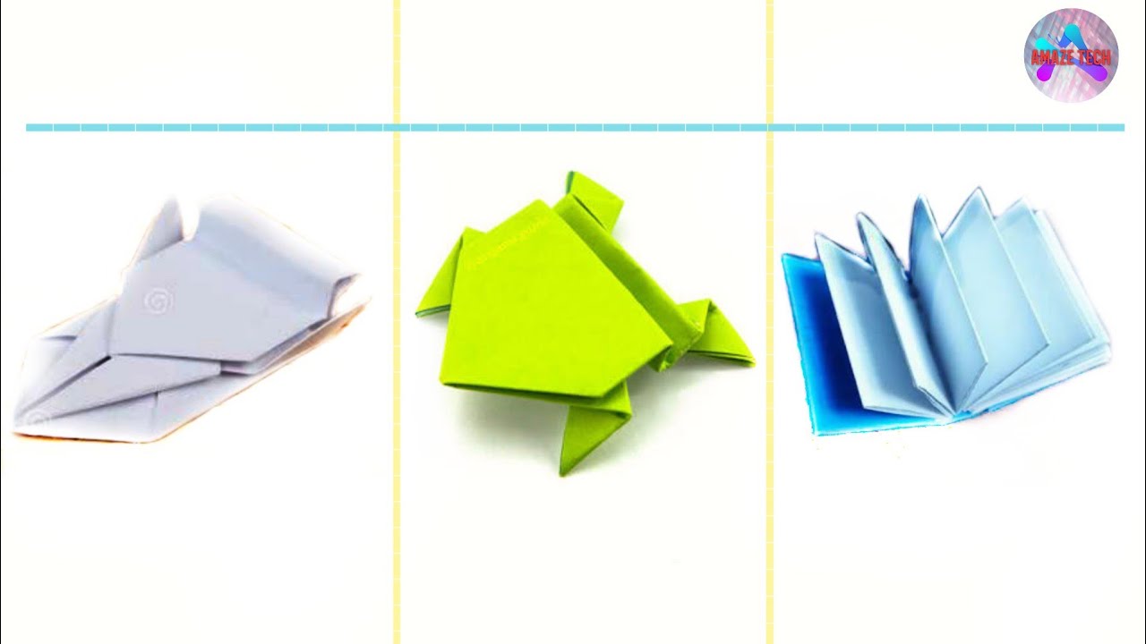 Some amazing things that you can make with paper | PART 2 | AMAZE TECH ...