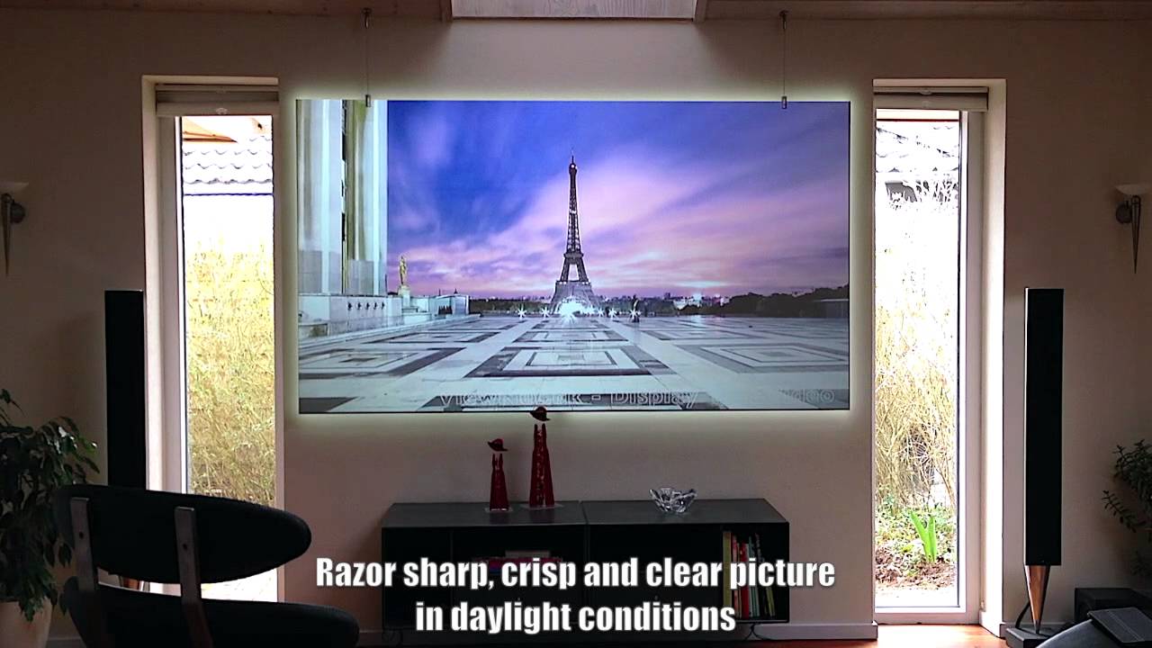 ViewNet LED BackLit Light 92" HiFi Screen - Supernova Blade - Daylight ...