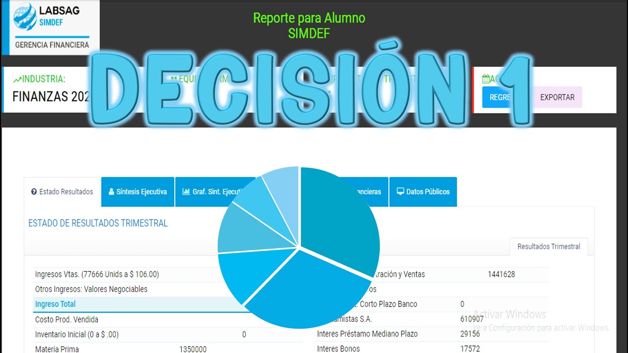 🔘 Primera decisión SIMDEF - LABSAG - YouTube
